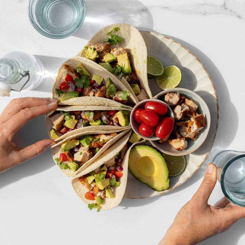 Chicken Tacos (makes 6 small tacos) – The Meat Box