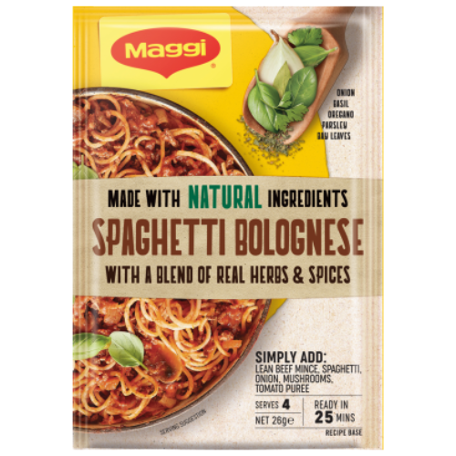 Maggi Spaghetti Bolognese Recipe Base Sachet 26g - | The Meat Box