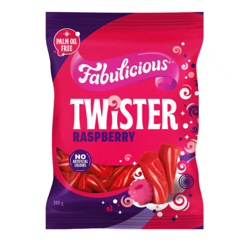 RJ's Fabulicious Raspberry Twister 200g - | The Meat Box